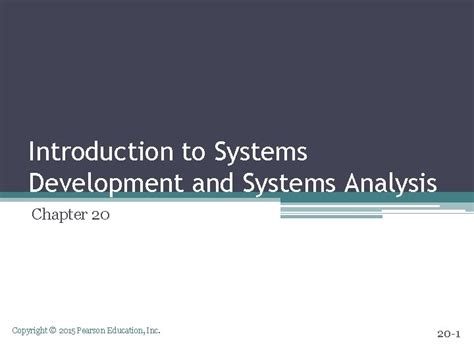 Introduction To Systems Development And Systems Analysis Chapter