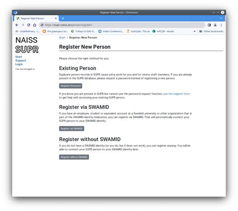 User Accounts Hpc2n Support And Documentation