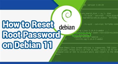 How To Reset Root Password On Debian 11 LinuxWays