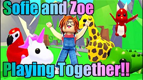 Sofie And Zoe Play Roblox Youtube