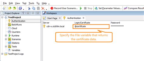 Certificate Authentication Loadcomplete Documentation