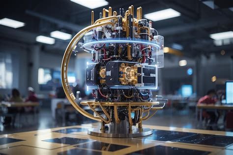 Premium Ai Image The Power Of Quantum Computing In Futuristic Stem Education