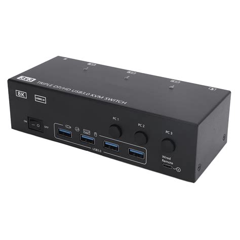 Buy Annadue Triple HD USB KVM Switch Support K Hz K Hz Triple Display KVM Switch