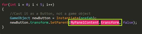 C Scripting Insert Button Into Gridlayoutgroup Unity Engine