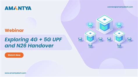 Webinar Exploring 4g 5g Upf And N26 Handover Amantya Technologies Youtube
