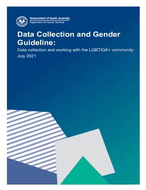 Fillable Online Data Collection And Gender Guideline Data Collection And Working With The
