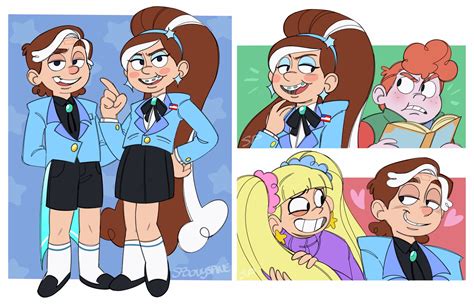 Gravity Falls Reversemabel By 24x7 Reverse Dipper And Mabel Poster 12