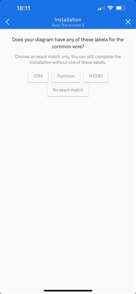 Im Trying To Install Nest Thermostat And Im Trying To Find Common Wire And Open Wire My