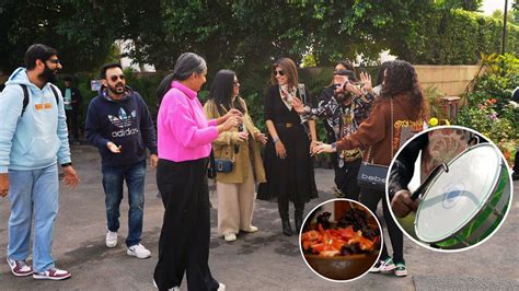 Influencers Groove To Dhol Beats Relish Food And Create Memories
