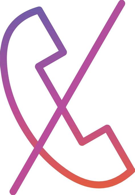 Phone Slash Vector Icon Design 14917664 Vector Art At Vecteezy