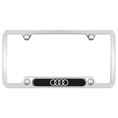 Audi License Plate Frame Audi Rings Polished Zaw071801hz10 By