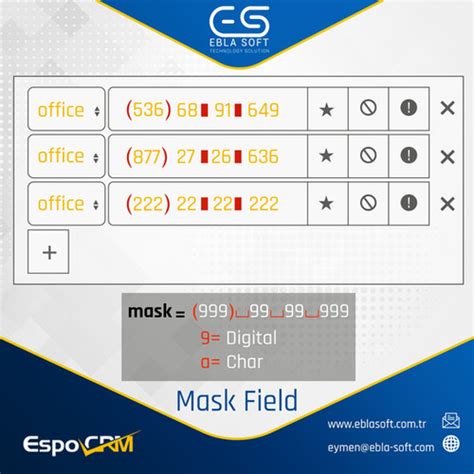 Espocrm Mask Field Eblasoft