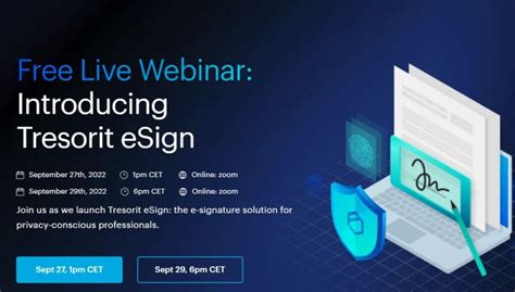 Tresorit On Linkedin Signature Webinar Secure Workflow Cloud
