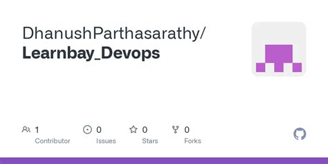 Github Dhanushparthasarathylearnbaydevops