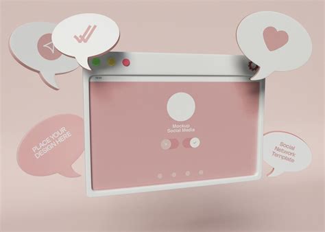 Premium Psd Social Network Mockup