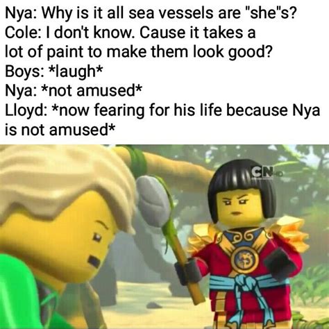 Nya Ninjago Quotes Me And My Brother Lego Ninjago Nya Ninjago