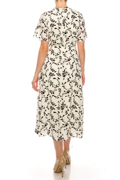 Maison Tara Short Sleeve Midi Dress New Yorkers Apparel