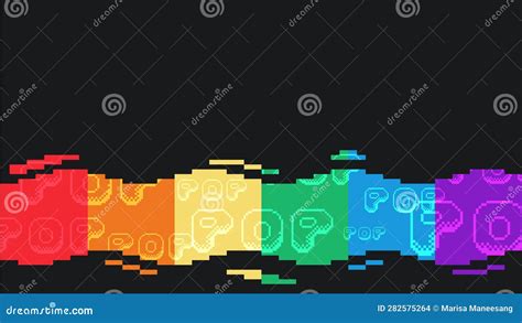 Gay Pride Wave Rainbow Flag Lgbtqia Template Diversity E Inclusivity