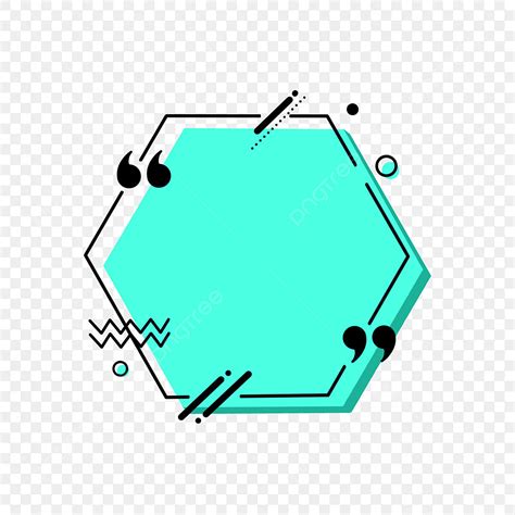 Quotation Marks Clipart PNG Images Quote Border Abstract Geometric Quotation Marks Quote