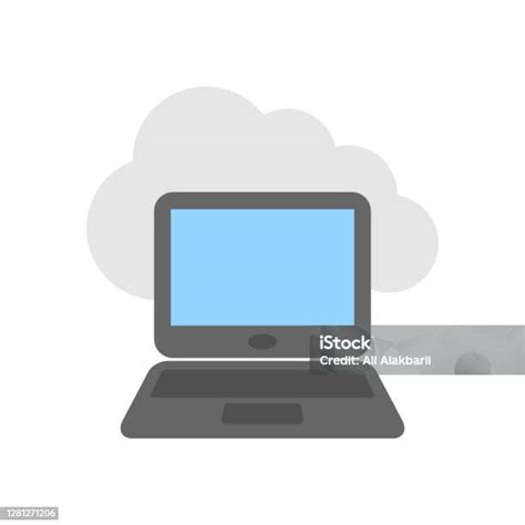 클라우드 컴퓨팅 및 랩톱 사인 아이콘 그림입니다 무선 컴퓨팅 및 네트워크 기호입니다 0명에 대한 스톡 벡터 아트 및 기타 이미지 0명 개념 개발 Istock