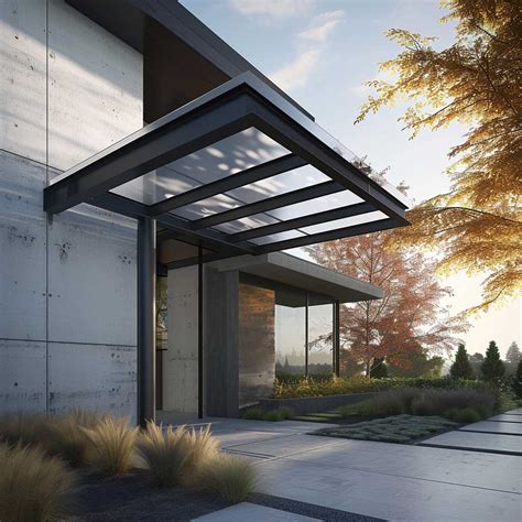 15 Entrance Canopy Designs For Every Home — Modern Glass And Traditional