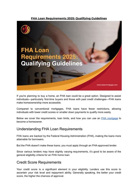 Ppt Fha Loan Requirements 2025 Qualifying Guidelines Powerpoint Presentation Id 14211240