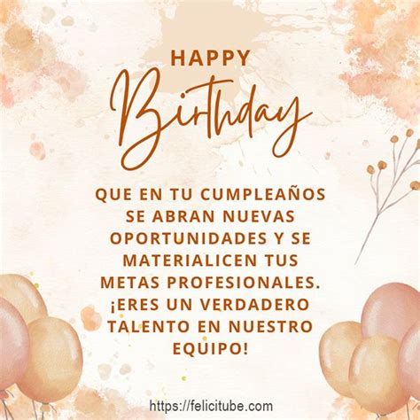 Saludos De Cumpleaños Y Frases De Felicitación Para Un Compañero De