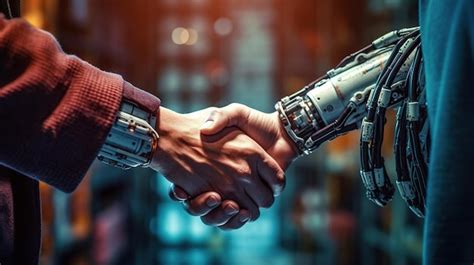 Premium Ai Image Cyber Communication And Robotic Concepts Robot And