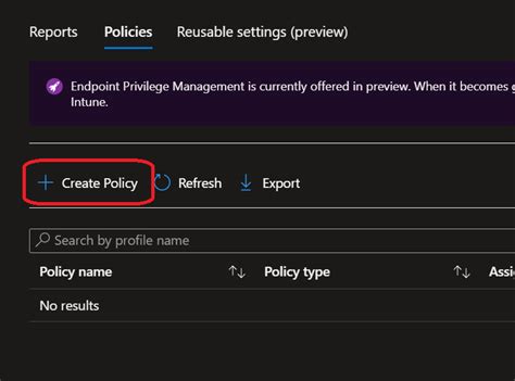 Intune Endpoint Privilege Management Preview