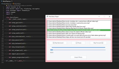 Sarra Soussia On Linkedin Python Musicplayer Codingadventure