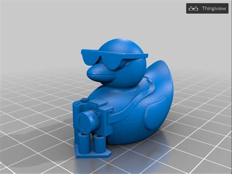 Free Stl File Tourist Duck By 3dprinteros 🦆・3d Printing Idea To