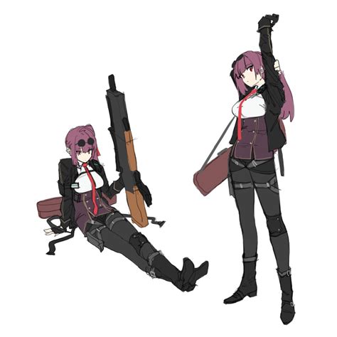 Wa2000 And Makiatto Girls Frontline And 1 More Drawn By Kofucchi