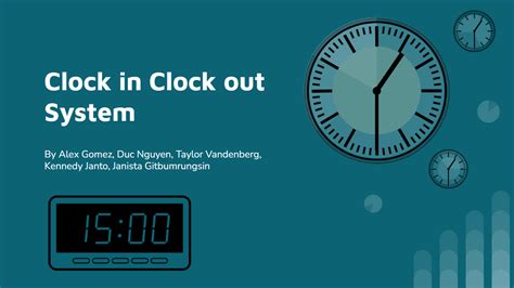 Github Cs3560 02 Group2clock In Clock Out System Program That Allows Employees To Clock In