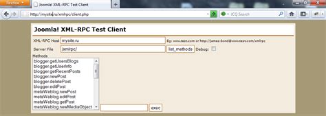 Изучаем Joomla Xml Rpc Test Client Интересно почитать