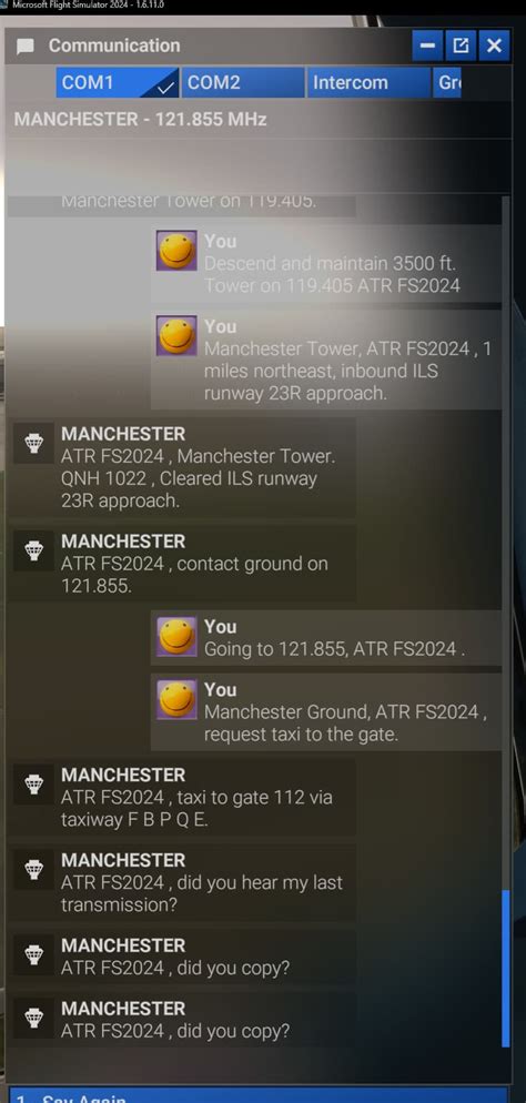 1 6 11 0 Atc Often Gives No Option To Accept Taxi Instructions Atc