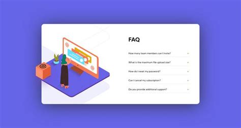 Frontend Mentor Faq Accordian Card Using Html Css And Js Coding Challenge Solution