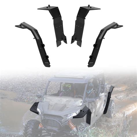 Kewisauto Wider Extended Fender Flares Kit For 2024 2025 Rzr Xp 4 1000 Full Coverage Extended