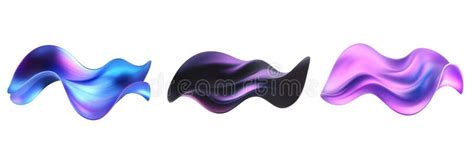 Colorful Abstract Waves With Smooth Gradients And Flowing Shapes In