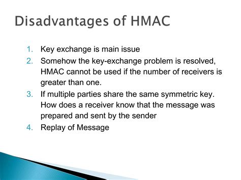 Message Authentication Code And Hmac Ppt Programming Languages Computing
