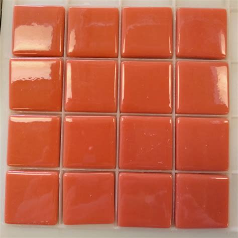8108 G 25mm Cognac Sheeted Tile Kismet Mosaic