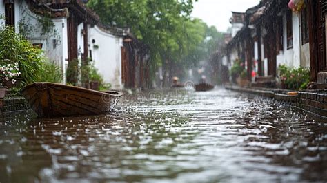 Yujing Of Ancient Town Stock Illustration Illustration Of Bridge