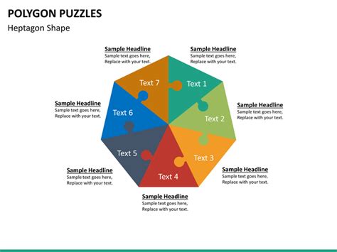 Polygon Puzzle Powerpoint Template Sketchbubble