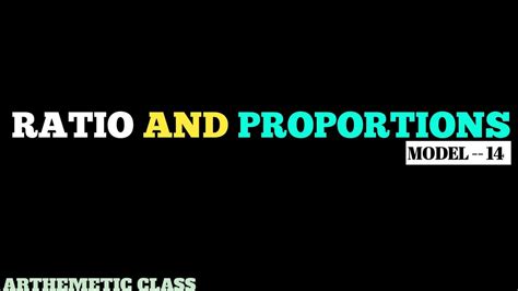 Ratio And Proportions Model 14 Reasoning Arthemetic Logical Guruvu Youtube