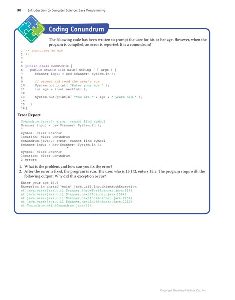 Introduction To Computer Science Java Programming 1st Edition Page 90