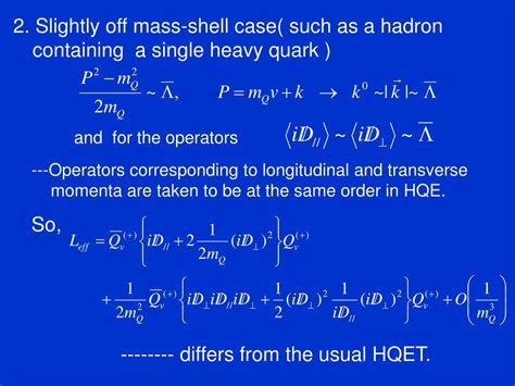 Ppt Heavy Quark Effective Field Theory An Effective Theory In