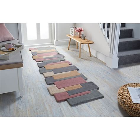 Tapis De Couloir Moderne Pure Laine Arty 060x230 Cm