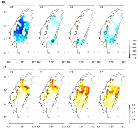 A The Summed And Normalized Seismic Quiescence Map For The Selected Download Scientific
