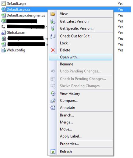 Source Control Explorer Open With Add In Visual Studio Marketplace