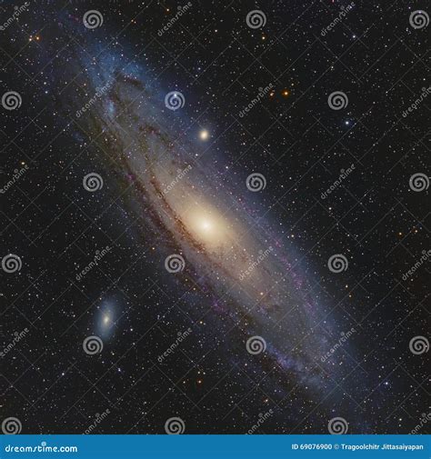 The Spiral Andromeda Galaxy In Andromeda Constellation This Galaxy Is