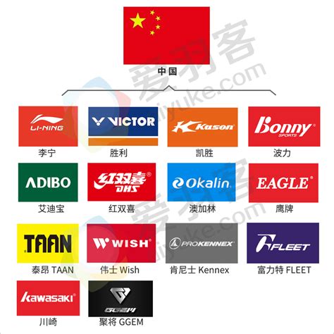 一文了解全球所有羽毛球品牌！建议收藏！ 爱羽客羽毛球网